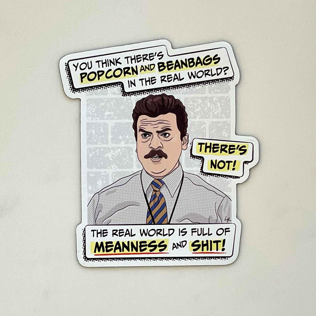 Vice Principals Neal Gamby Vinyl Magnet / Sticker | 3.5"x4" | Danny ...