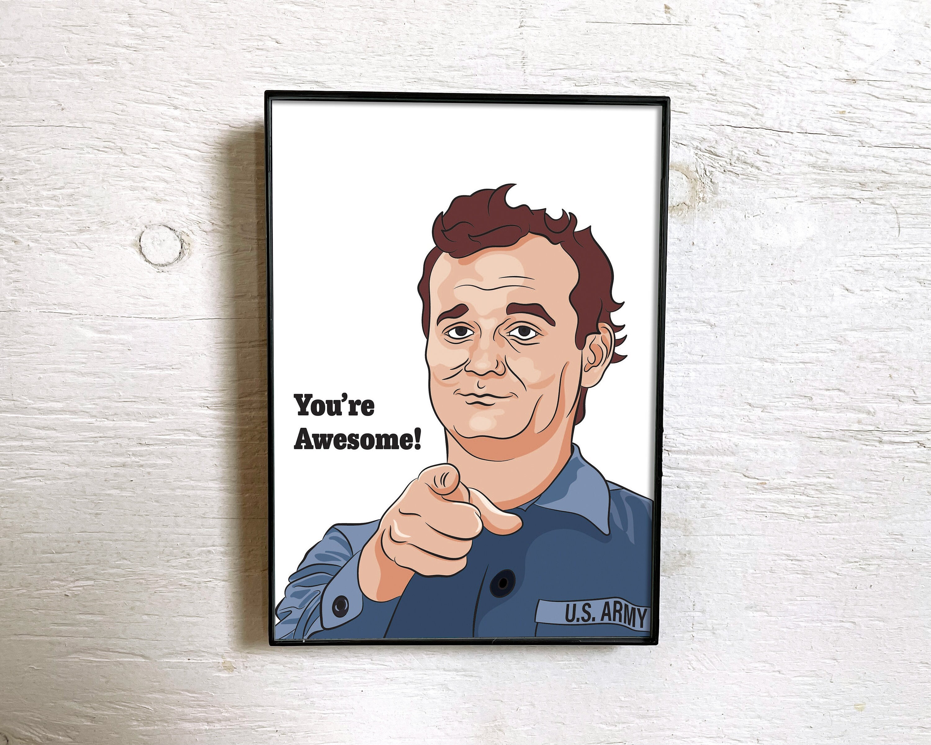 Bill Murray Stripes Art