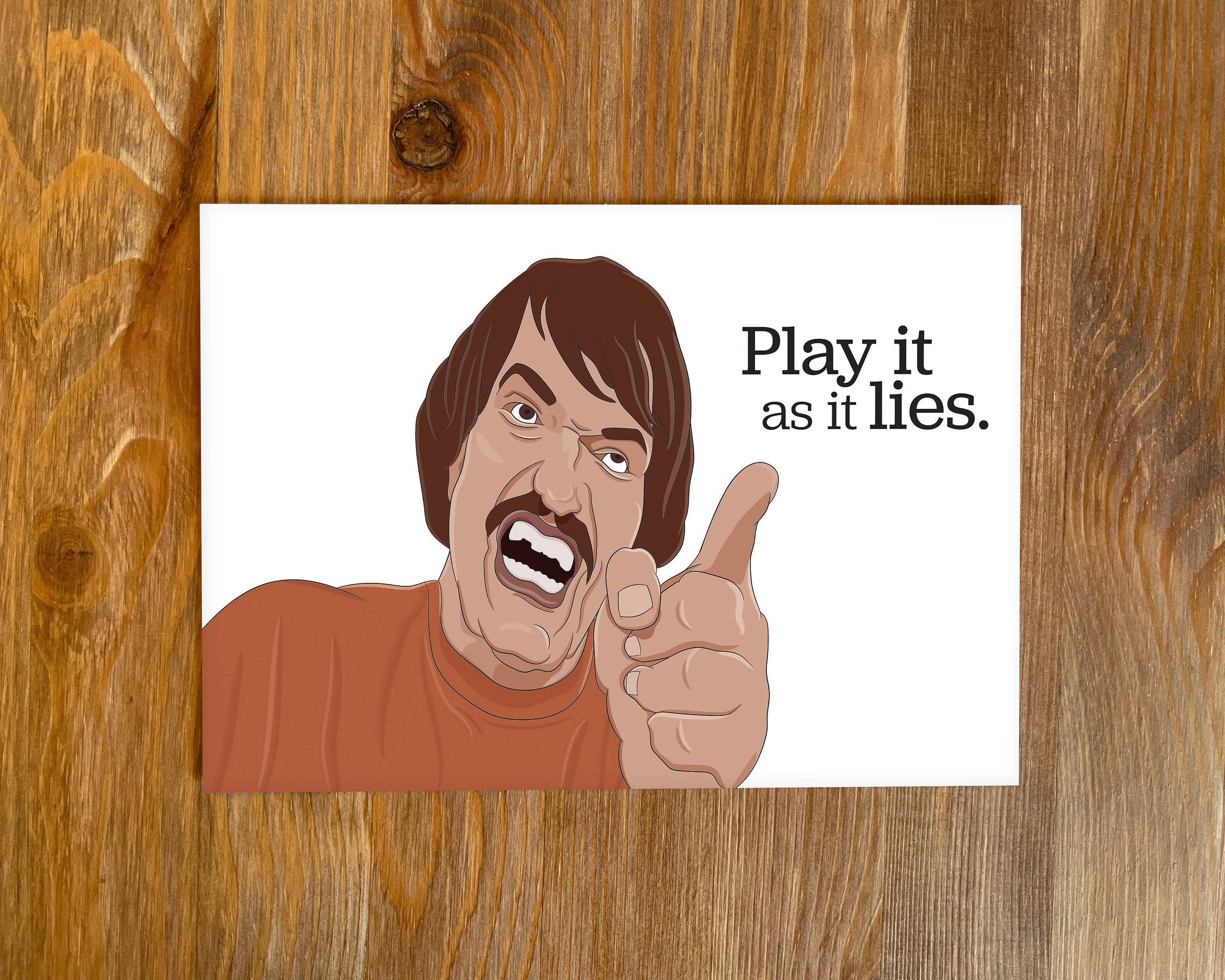 Happy Gilmore Mr. Larson play It as It Lies Fine Art Print Original ...
