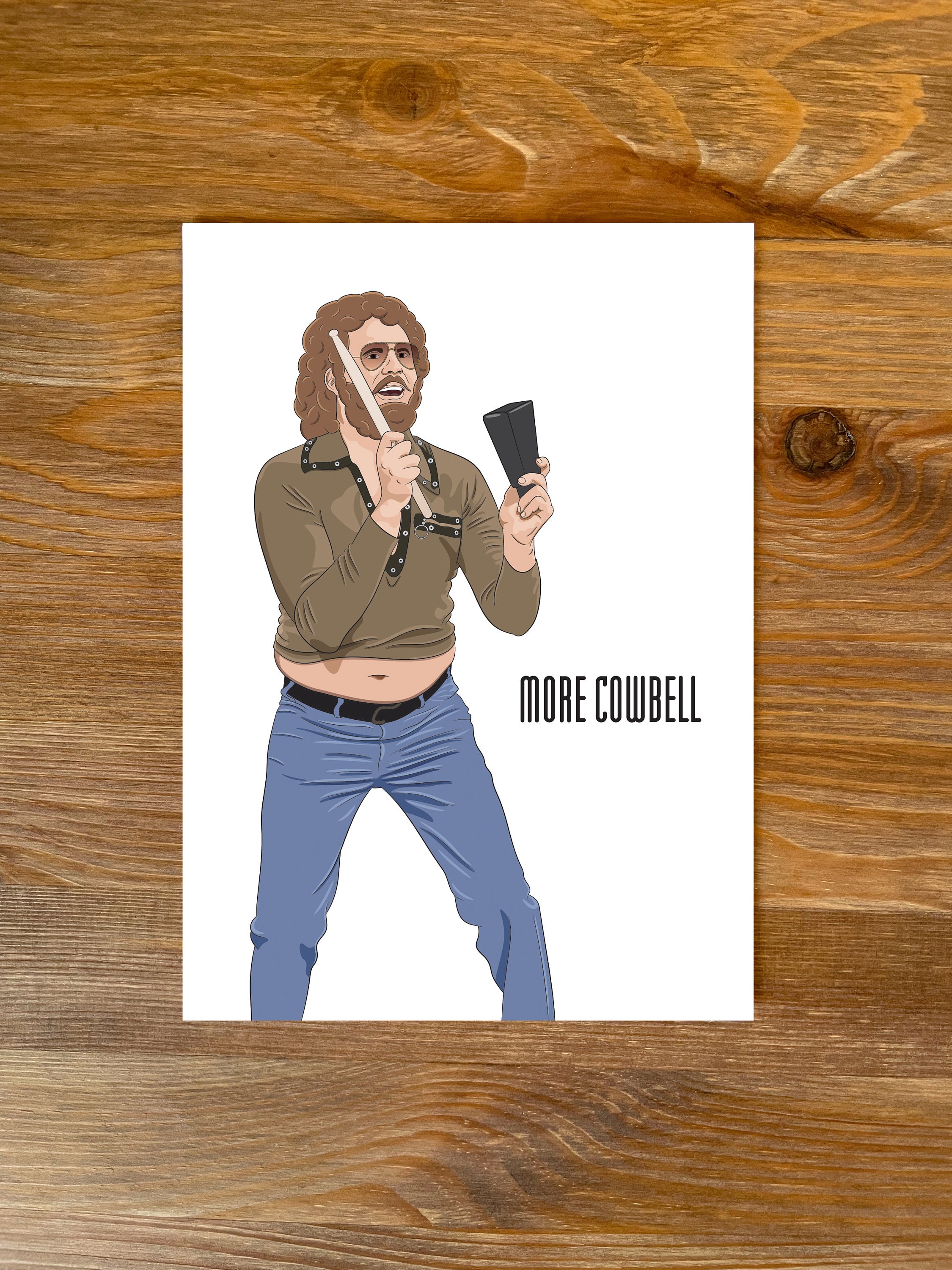 Will Ferrell More Cowbell Fine Art Print Original - Etsy