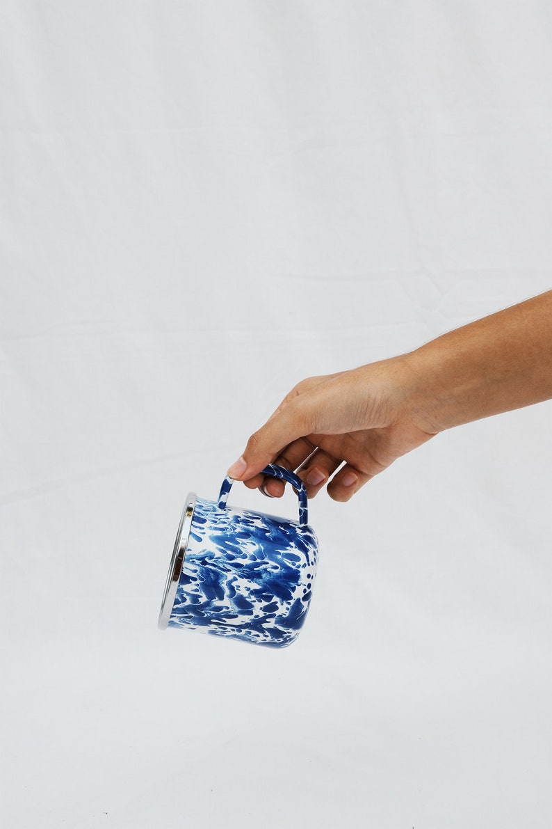 Beautiful Colourful Enamel Marble Mugs Made in Bali | Etsy