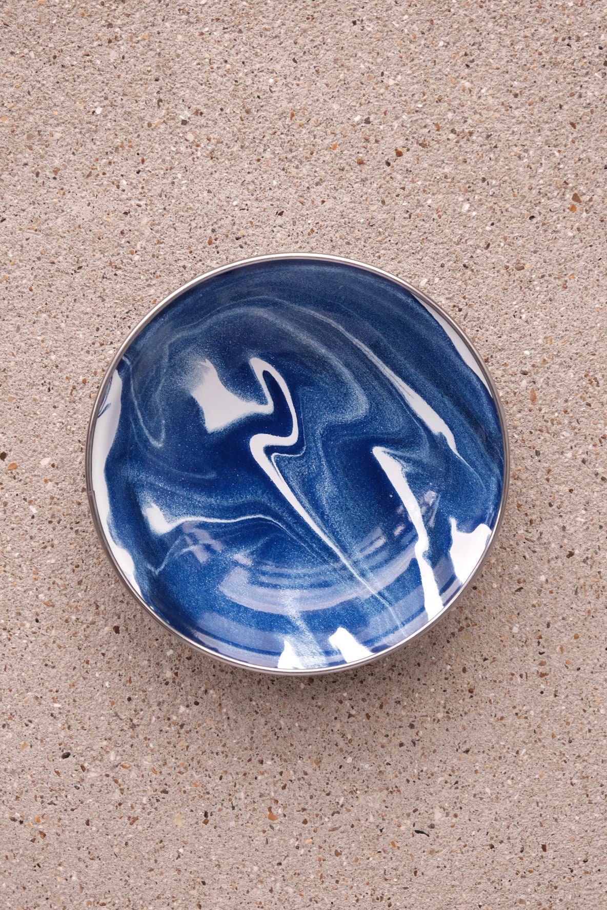 Small Soft Colourful Marble Enamel Bowl Made in Bali - Etsy