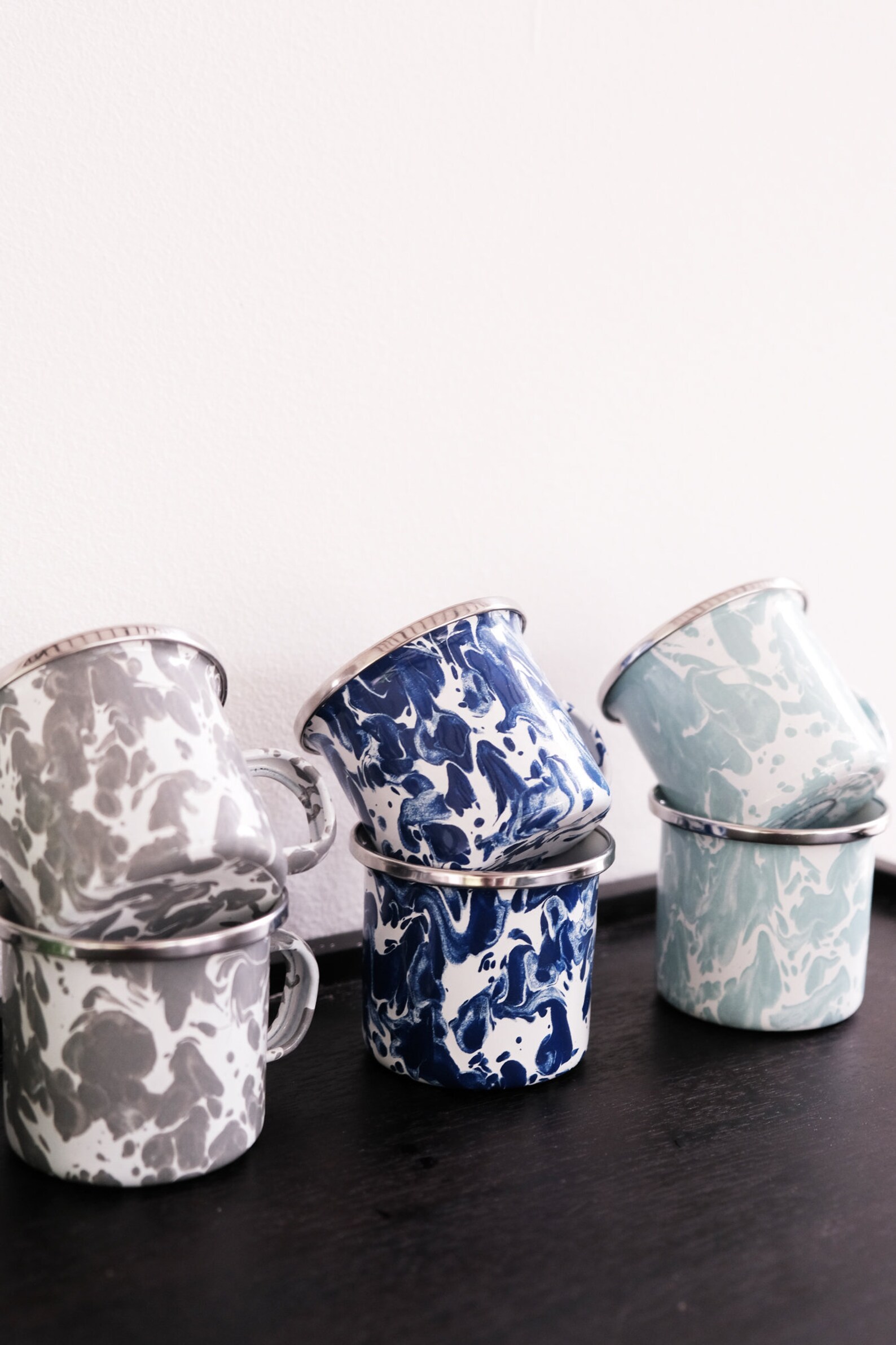 Colourful Marble Enamel Espresso Cups Made in Bali. - Etsy