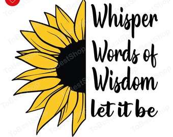 Words of Wisdom Svg - Etsy