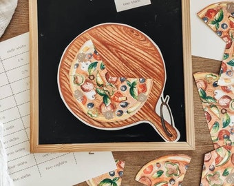 Pizza Fractions - Etsy