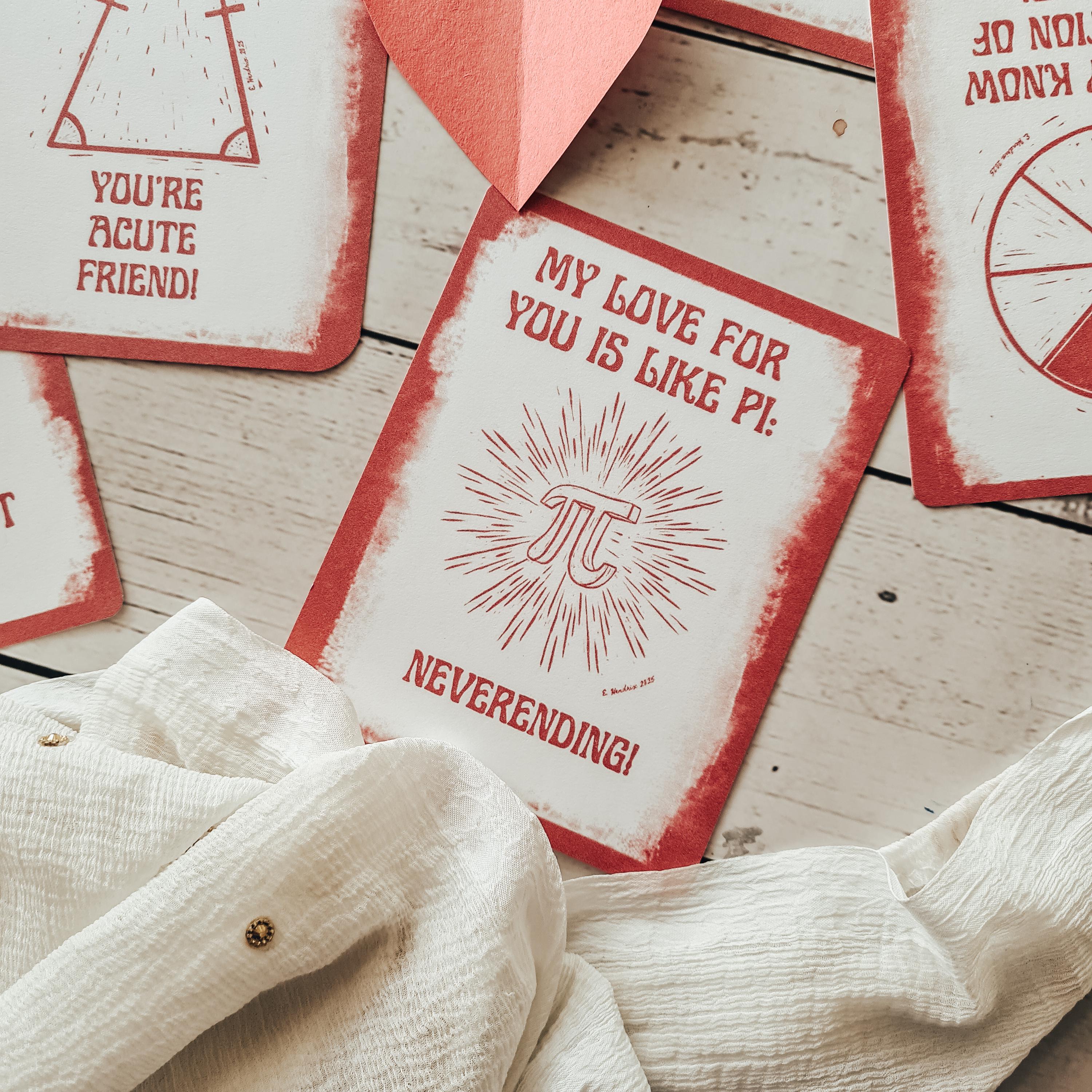 Digital Valentines Cards | Math Puns, Elementary, Printable, Maths ...