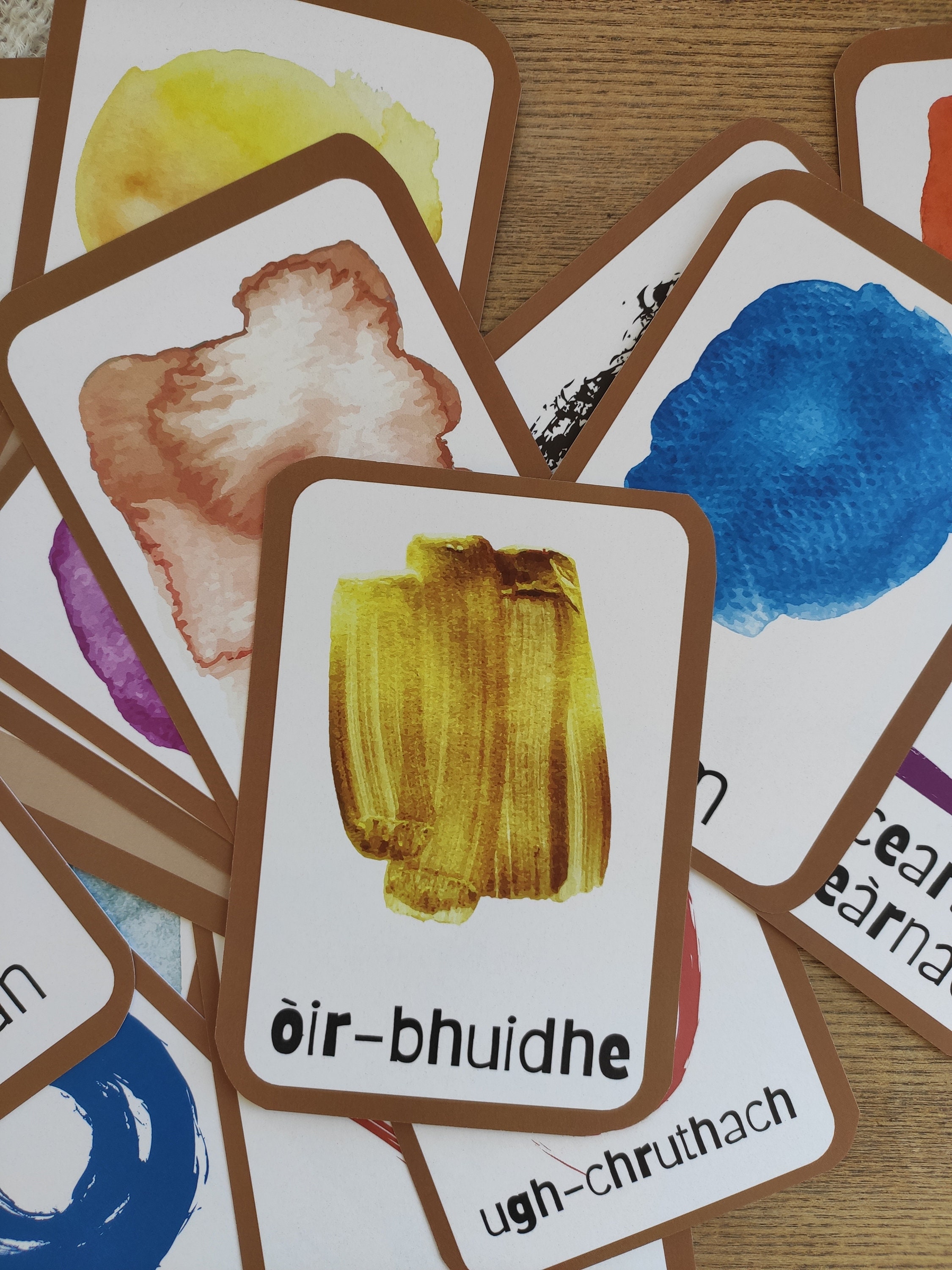 Scottish Gaelic Colors and Shapes Digital Download - Etsy