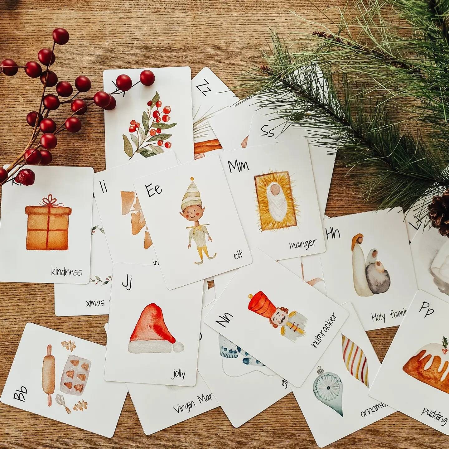 Christmas Abc's Digital Download Printable Education - Etsy