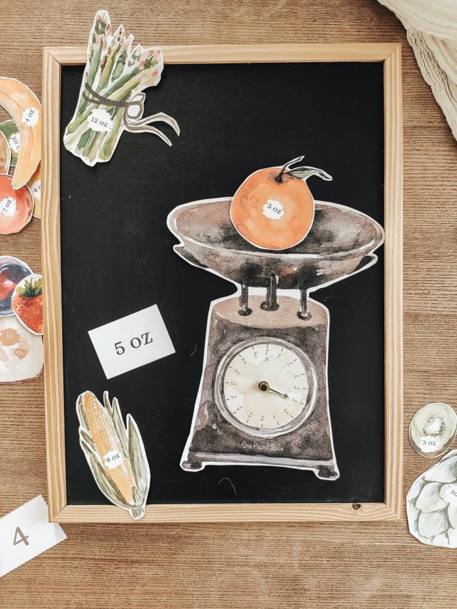 Weight Scale Math Manipulative Digital Download Math | Etsy