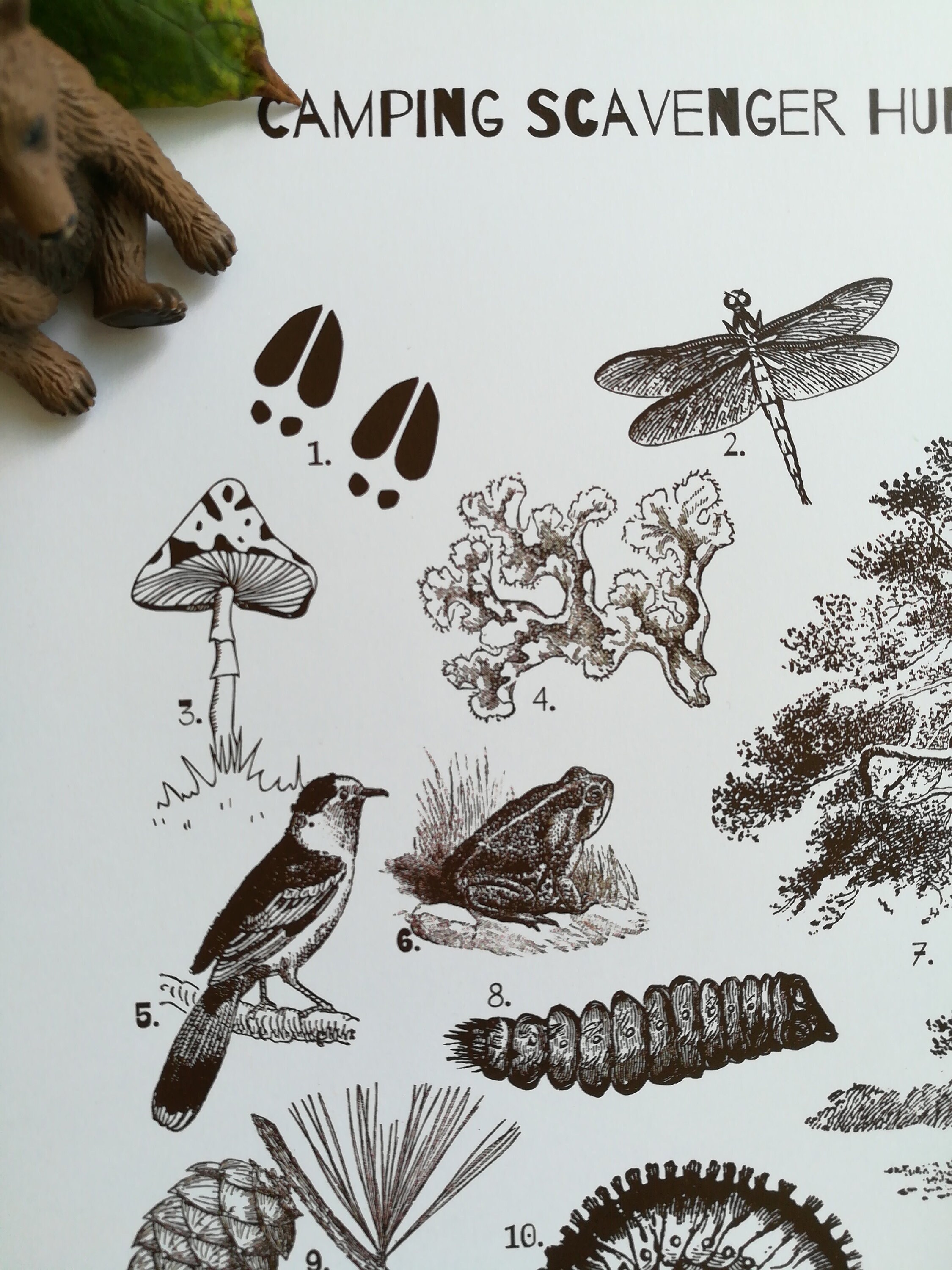 Camping, Hiking Scavenger Hunt | Nature, Hike, Games - Etsy