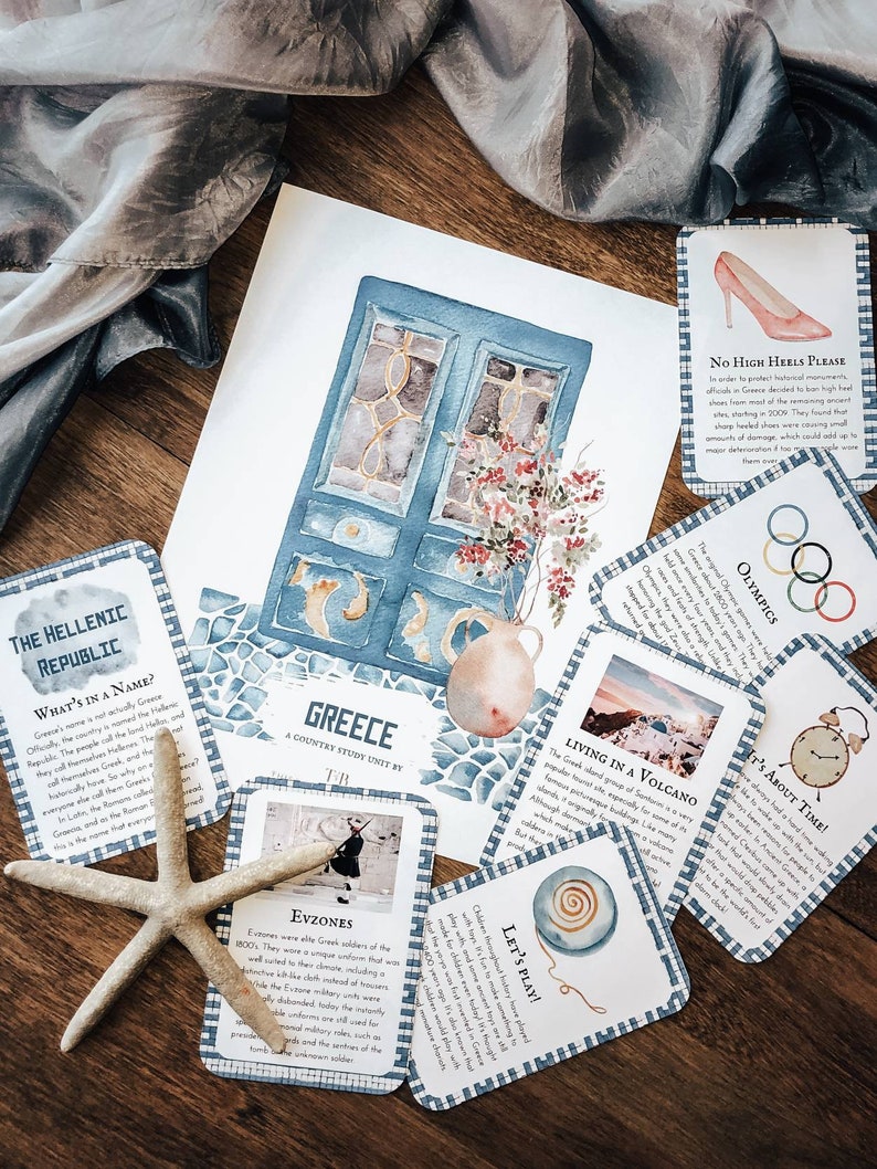 Greece Study Unit Digital Download Greek Country Unit - Etsy