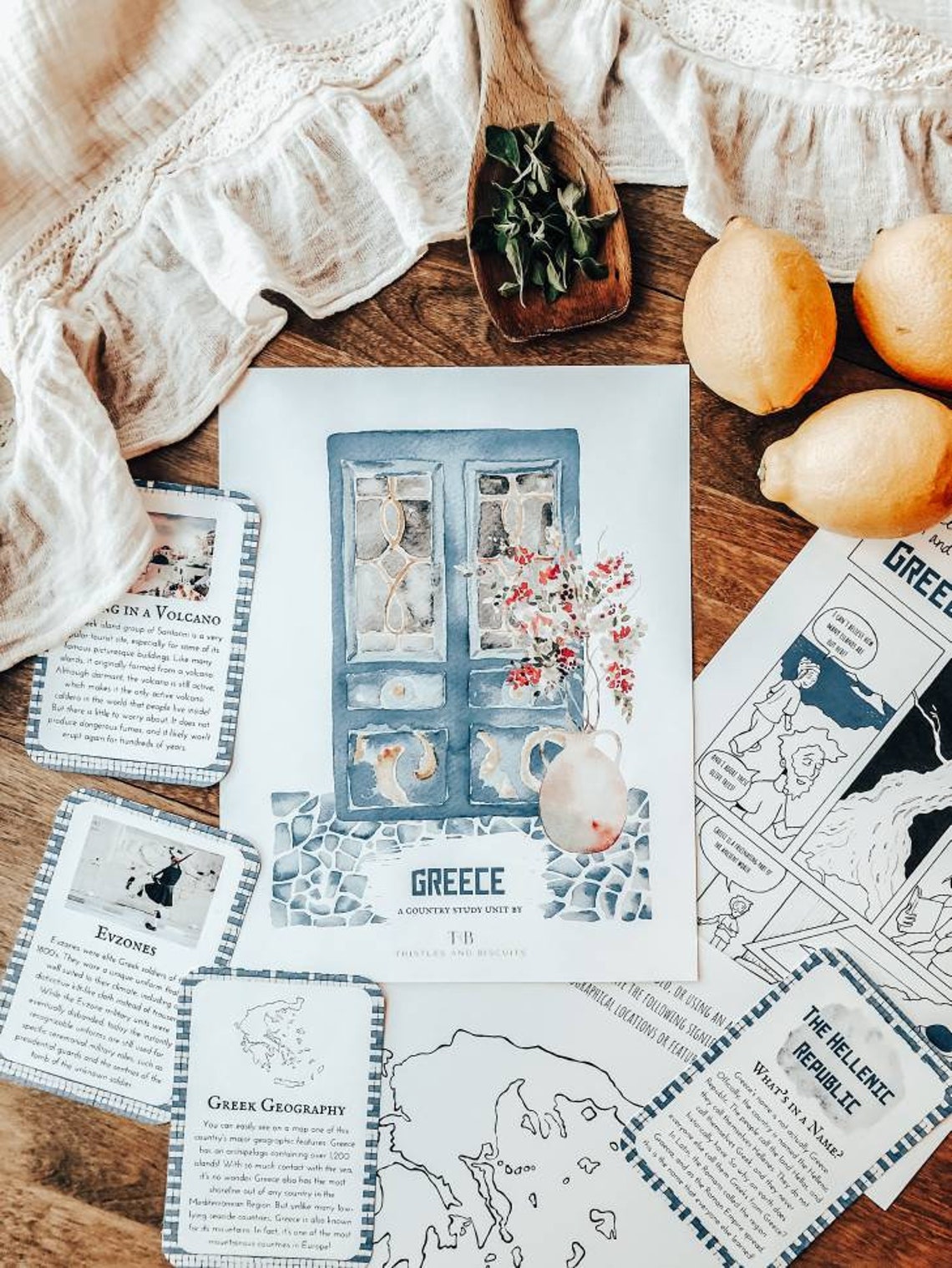 Greece Study Unit Digital Download Greek Country Unit - Etsy