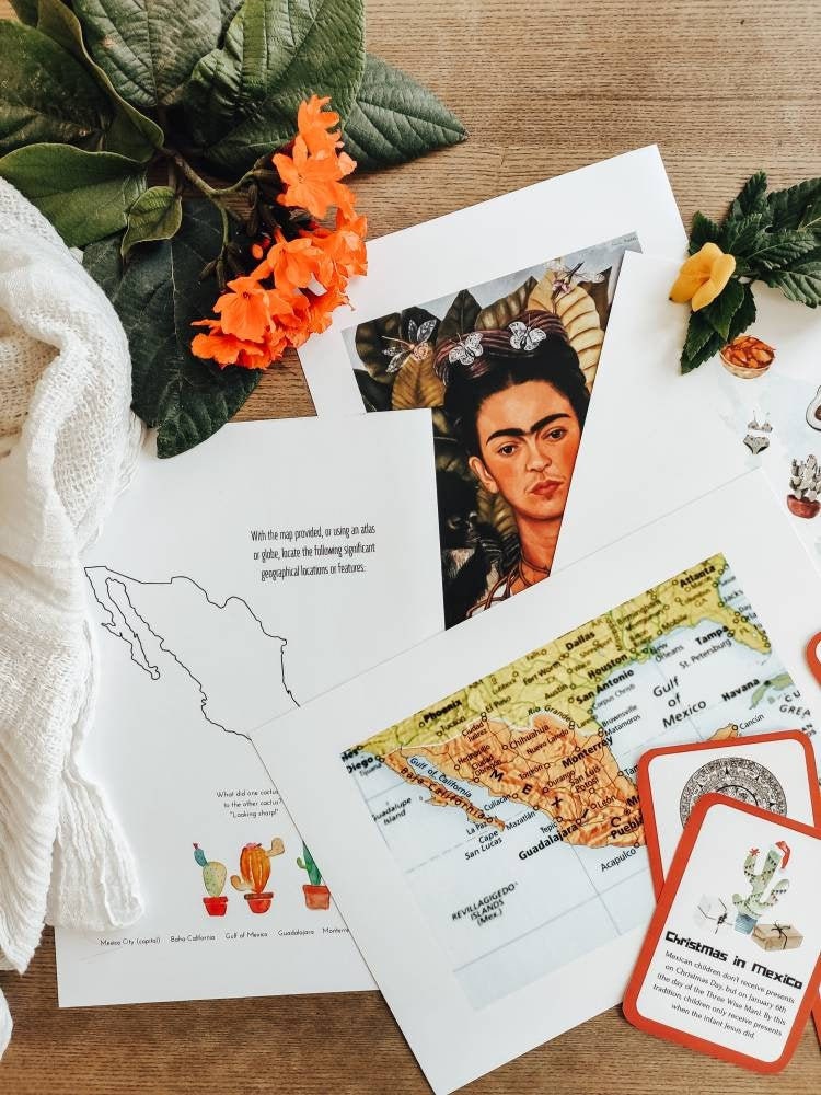 Mexico Study Unit | Digital Download, Mexican, Country, Homeschool, Lap ...