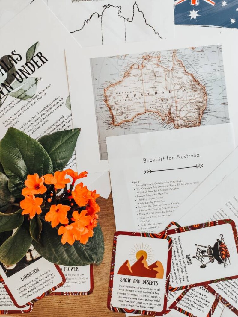 Australia Study Unit Digital Download Great Barrier Reef | Etsy