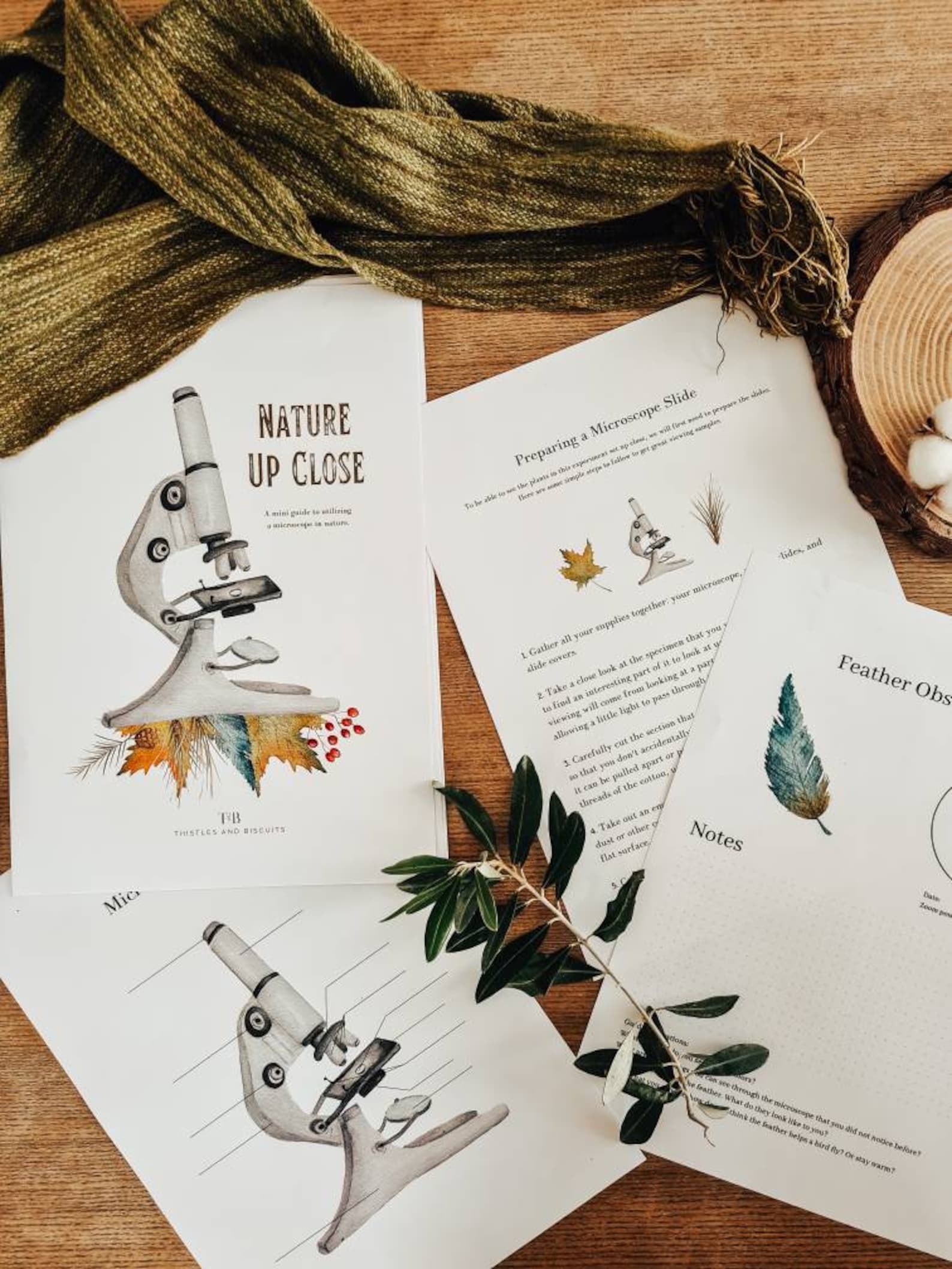 Printable Microscope Guide Digital Download Science - Etsy