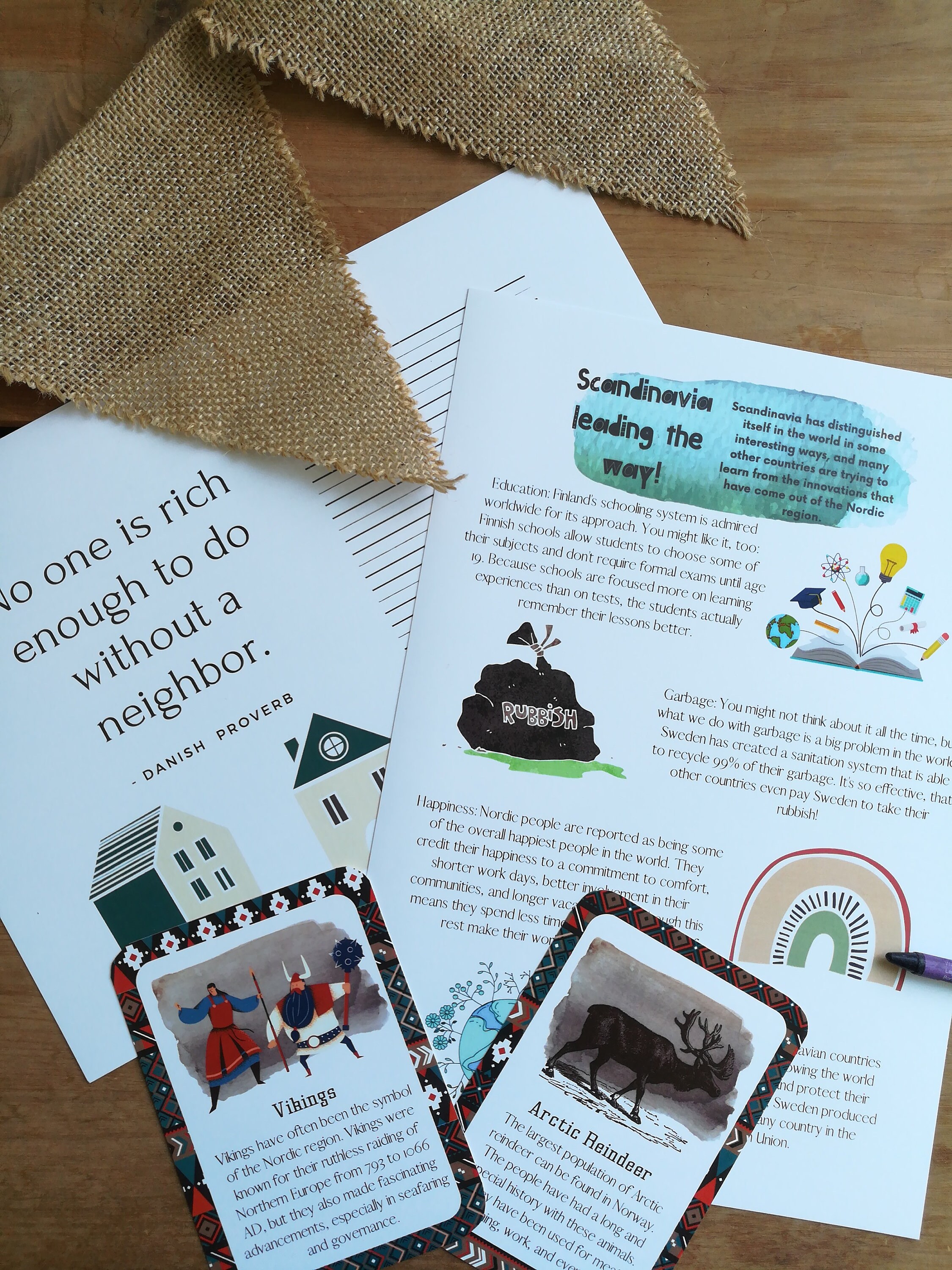 Nordic Region Unit Study | Digital Bundle, Montessori, Charlotte Mason ...