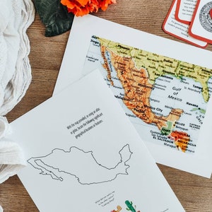 Mexico Study Unit | Digital Download, Mexican, Country, Homeschool, Lap ...