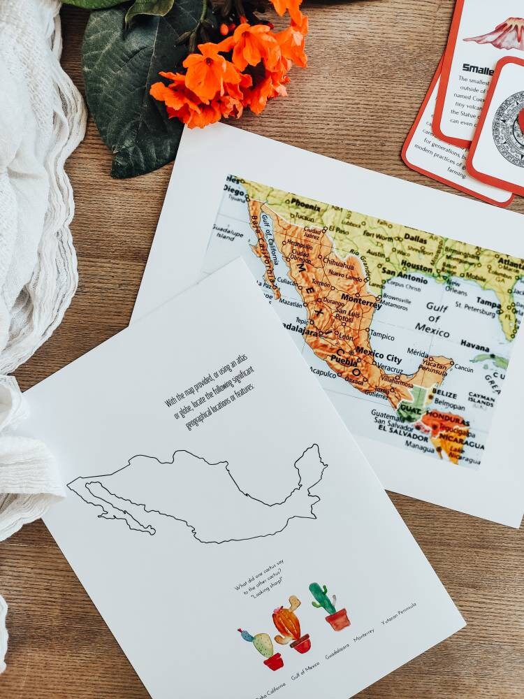 Mexico Study Unit Digital Download Mexican Country - Etsy