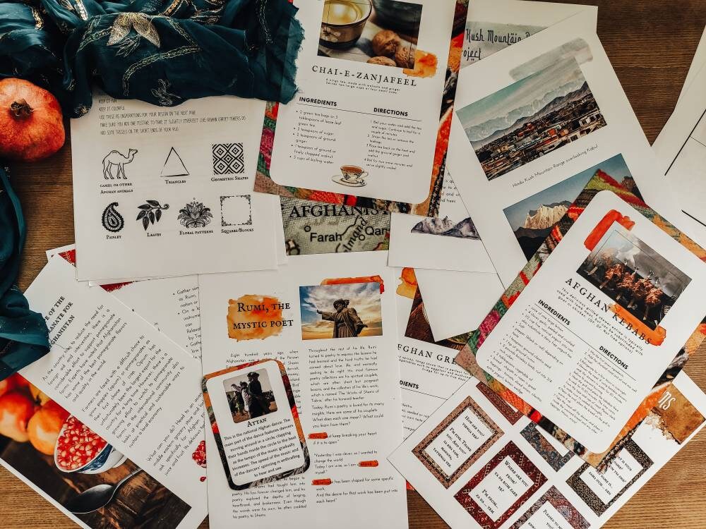 Afghanistan Study Unit Digital Download Afghan Afghani | Etsy