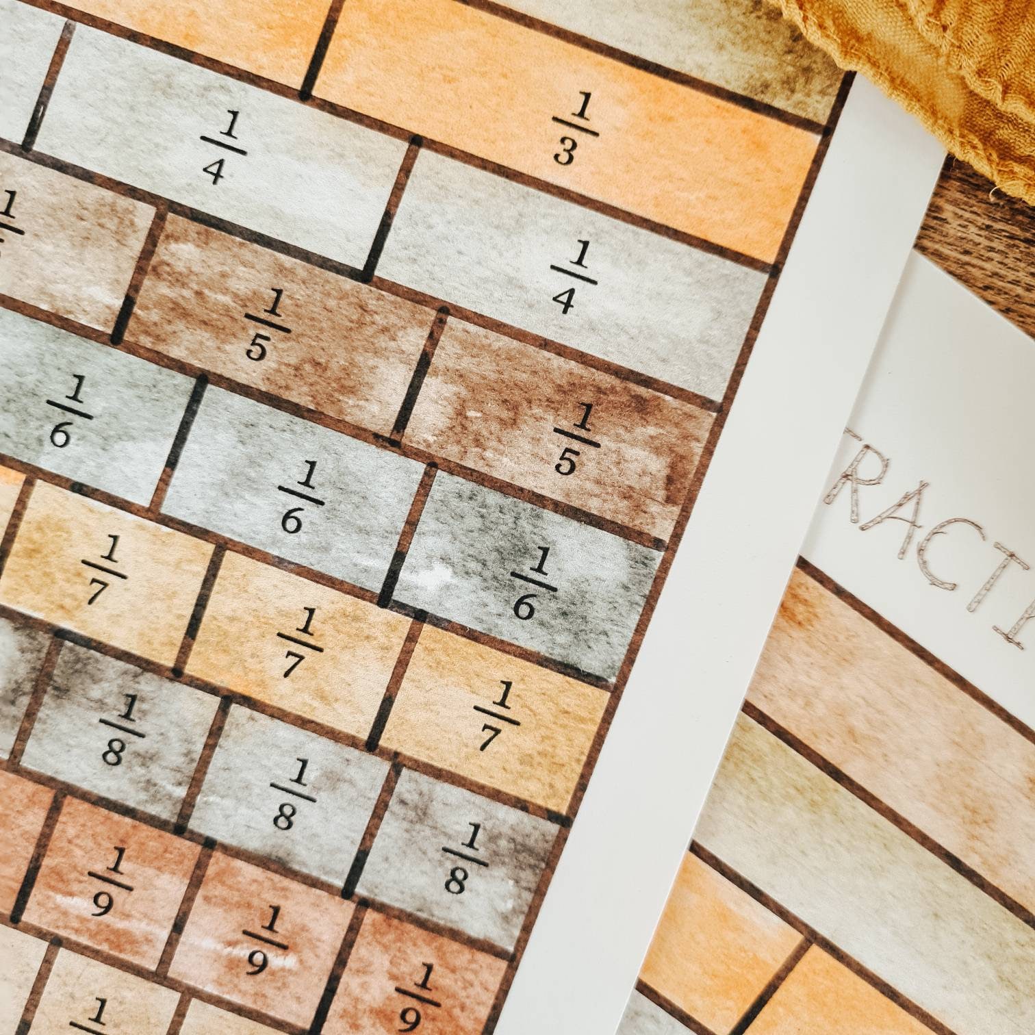 Friendly Fraction Bar Digital Download - Etsy