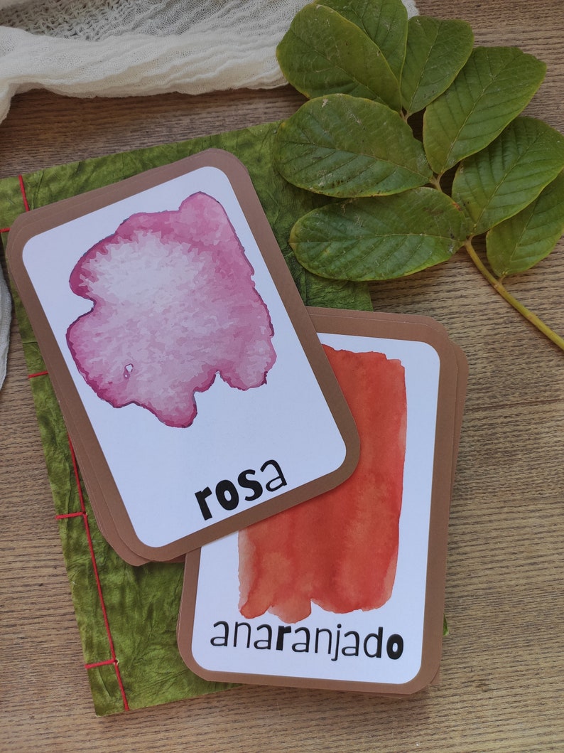 Spanish Colors and Shapes Flashcards Digital Download - Etsy