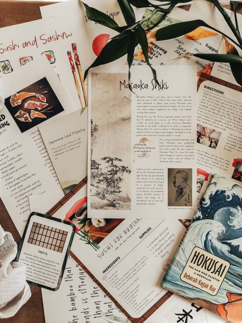 Japan Study Unit Digital Download Japanese Culture - Etsy