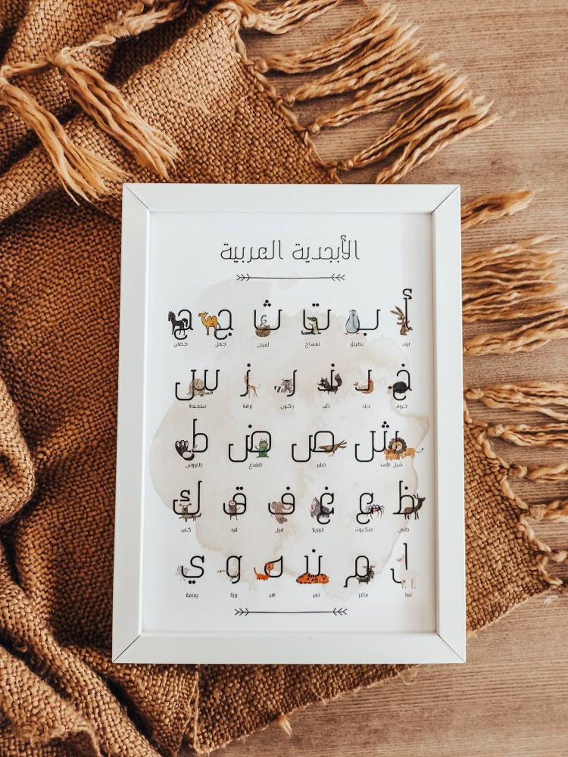 Arabic Alphabet Wall Print Digital Download Printable - Etsy