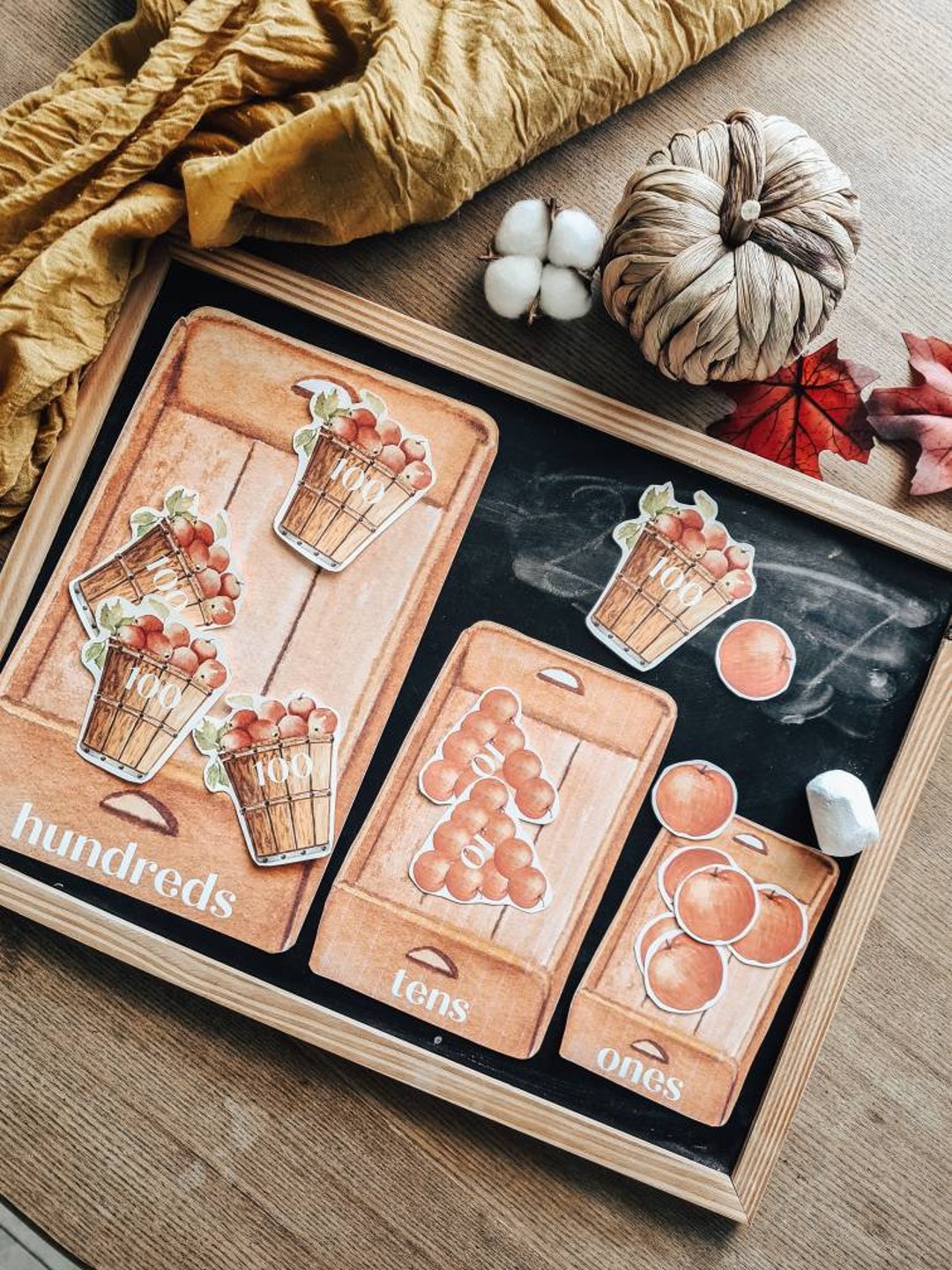 Place Value Apple Crate Math Manipulative | Digital Download, Math ...