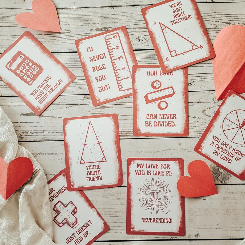Digital Valentines Cards | Math Puns, Elementary, Printable, Maths ...