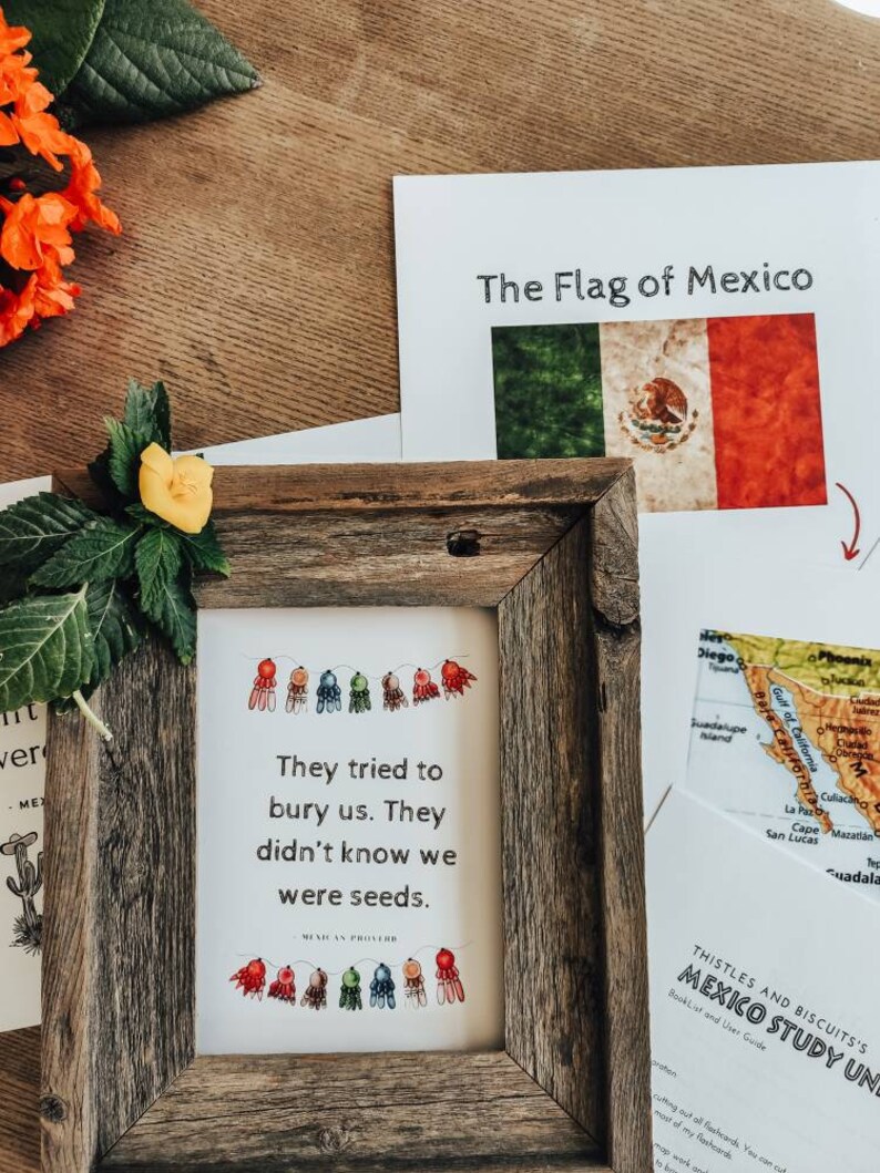 Mexico Study Unit Digital Download Mexican Country - Etsy