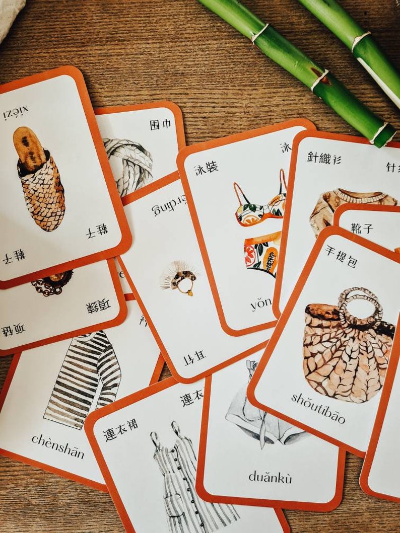 Mandarin Flashcard Bundle Digital Download Mandarin | Etsy