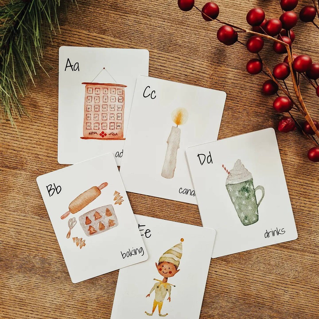 Christmas Abc's | Digital Download, Printable, Education, Preschool ...