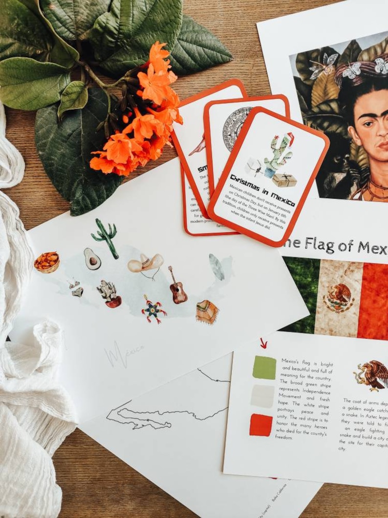 Mexico Study Unit Digital Download Mexican Country - Etsy