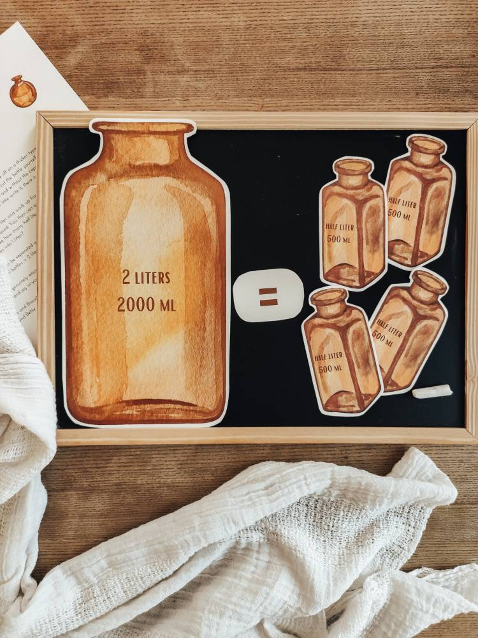 Metric Capacity Printable | Digital Download, Math, Printables ...