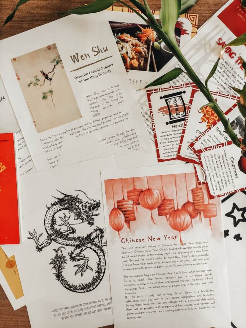 China Study Unit Digital Bundle Printable Culture - Etsy