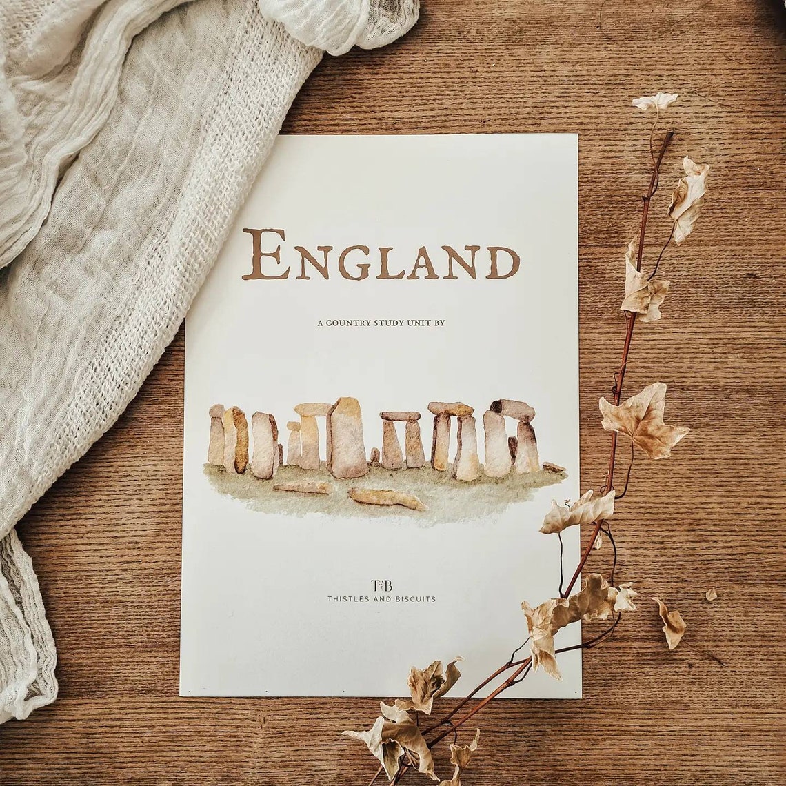 England Study Unit Digital Download | Etsy