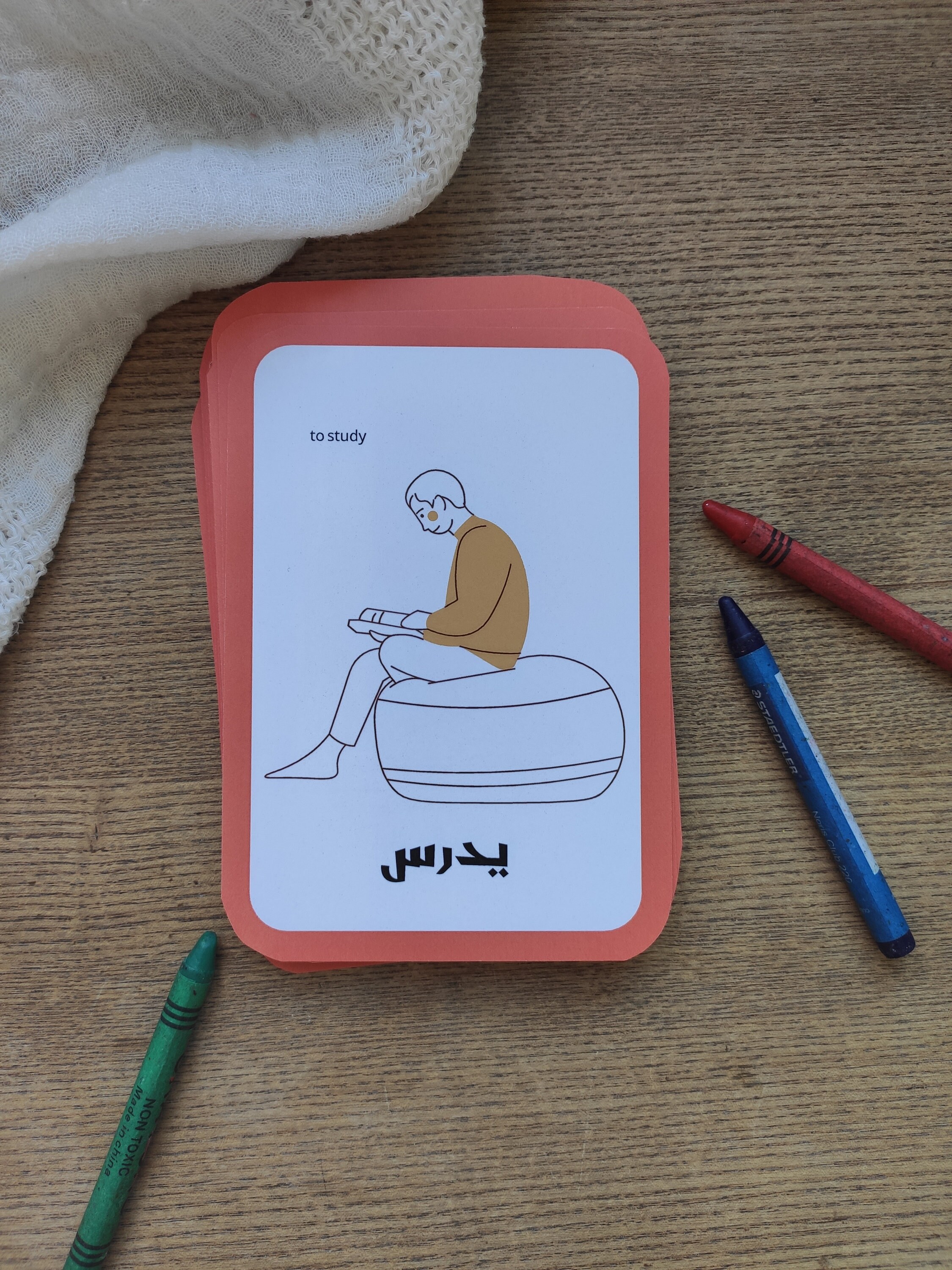 Arabic Verb Flashcards | Digital Download, Printable, Language Learning ...