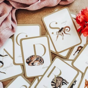 French Alphabet Flashcards | Digital Download, Montessori, Printable ...