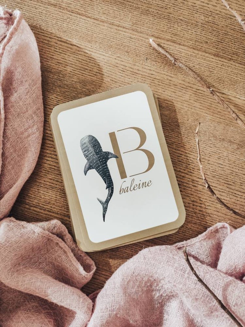 French Alphabet Flashcards Digital Download Montessori - Etsy