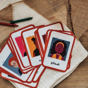 Arabic Emotions Flashcards | Digital Download, Printable, Language ...