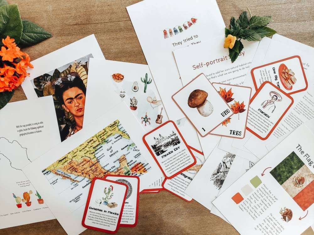 Mexico Study Unit | Digital Download, Mexican, Country, Homeschool, Lap ...