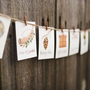 Names of God Advent Calendar -- Digital Printable, Hand-painted, Hand ...