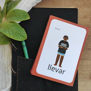 Spanish Verb Flashcards | Digital Download, Flashcards, Language ...
