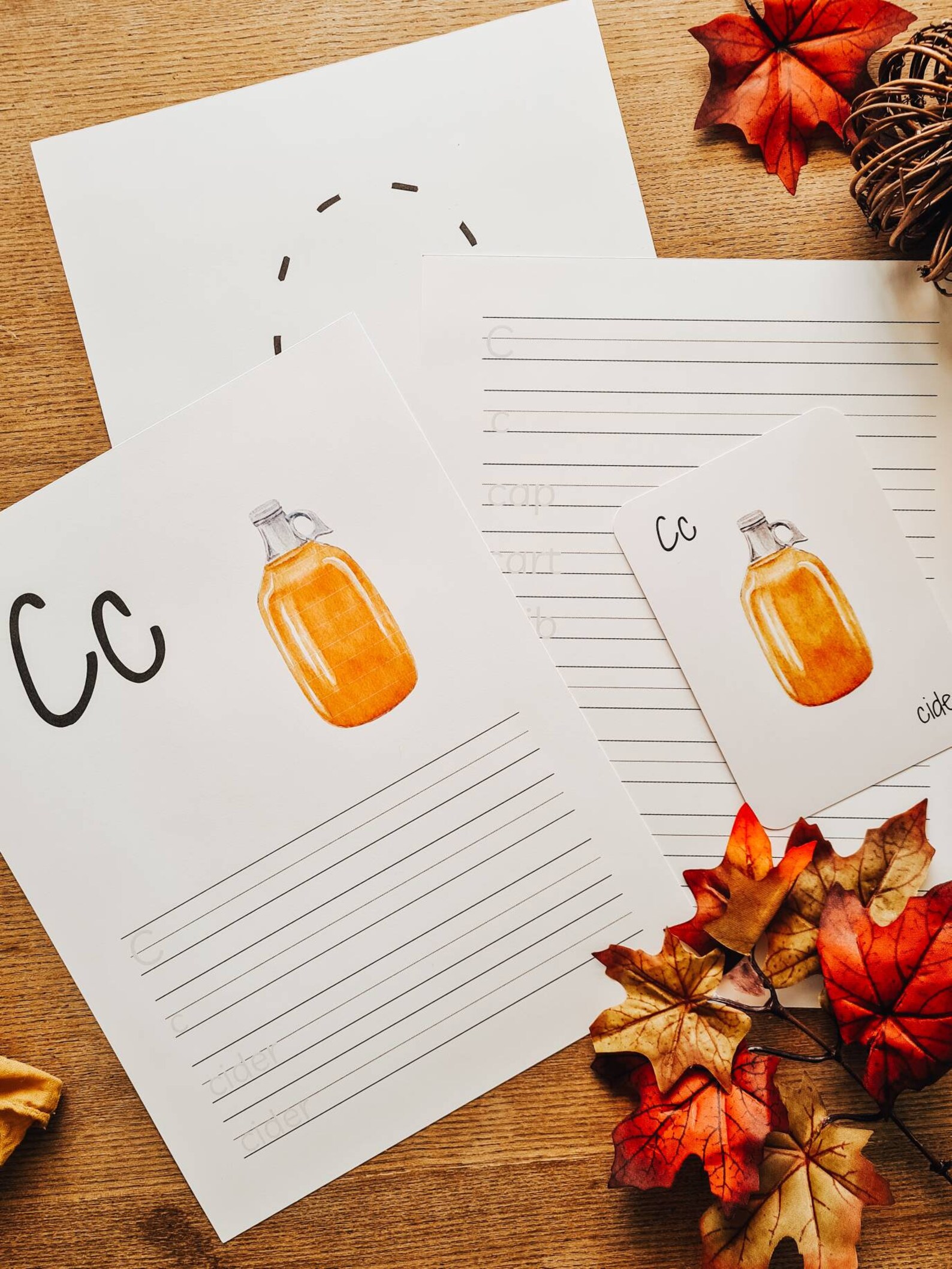 Into Autumn Fall Themed Bundle for Early Learners Digital - Etsy