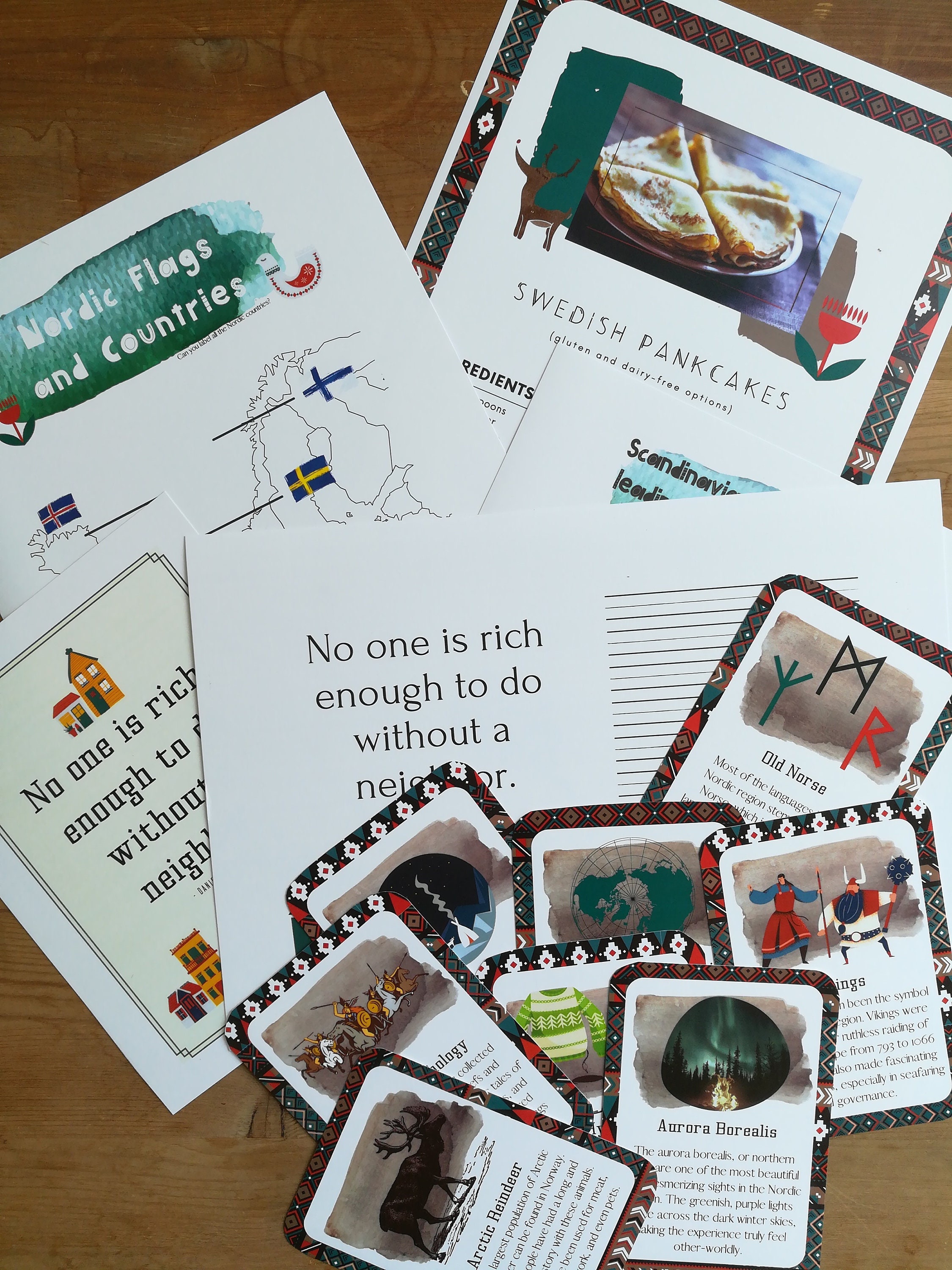 Nordic Region Unit Study | Digital Bundle, Montessori, Charlotte Mason ...