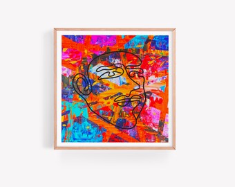 Non Objective Art | Etsy