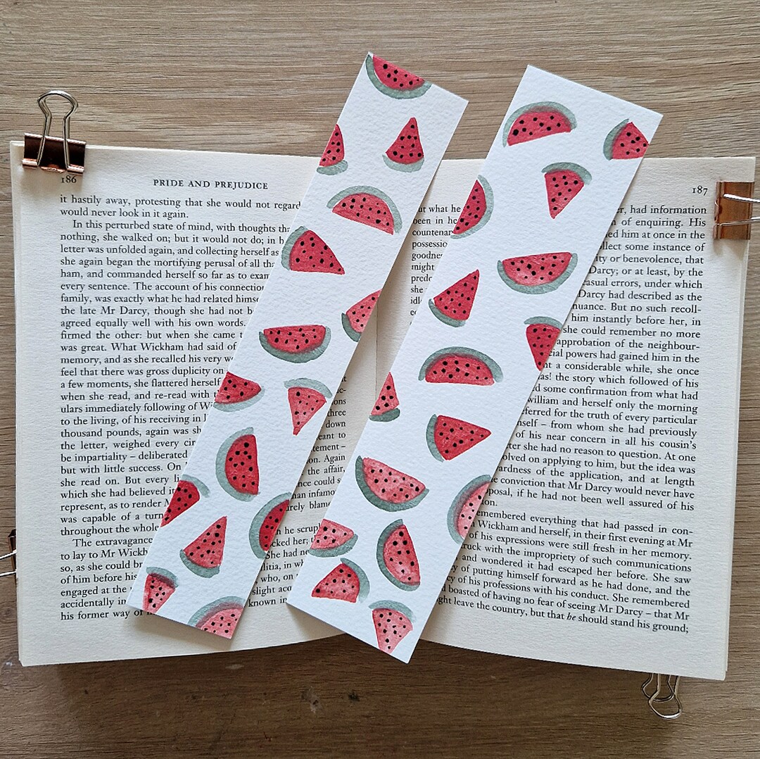 FREE PALESTINE Hand Painted Metallic Watercolour Bookmark, Charity ...