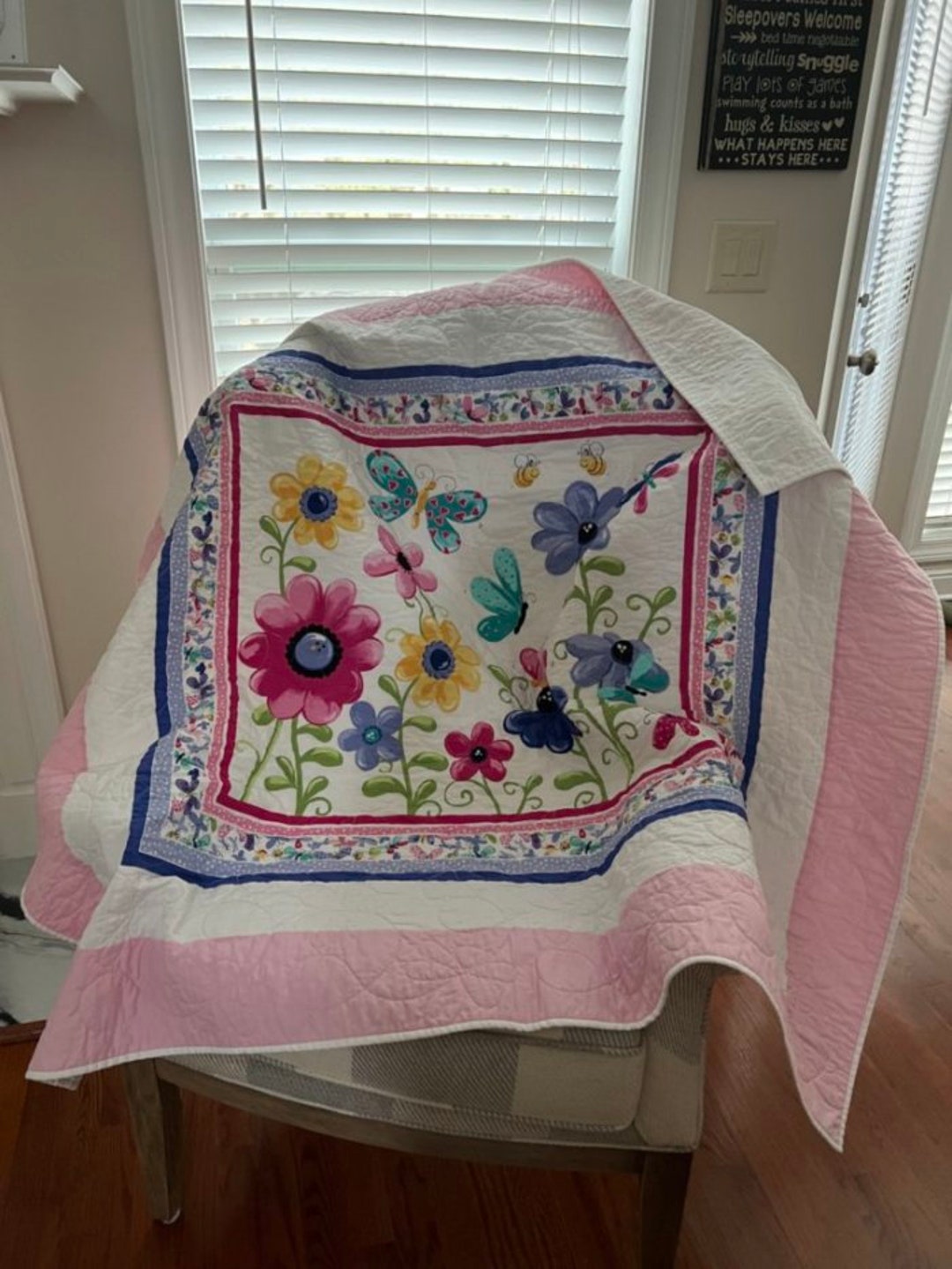 Flutter the Butterfly by Susybee Quilt. for Baby, Toddler or Child. 100 ...