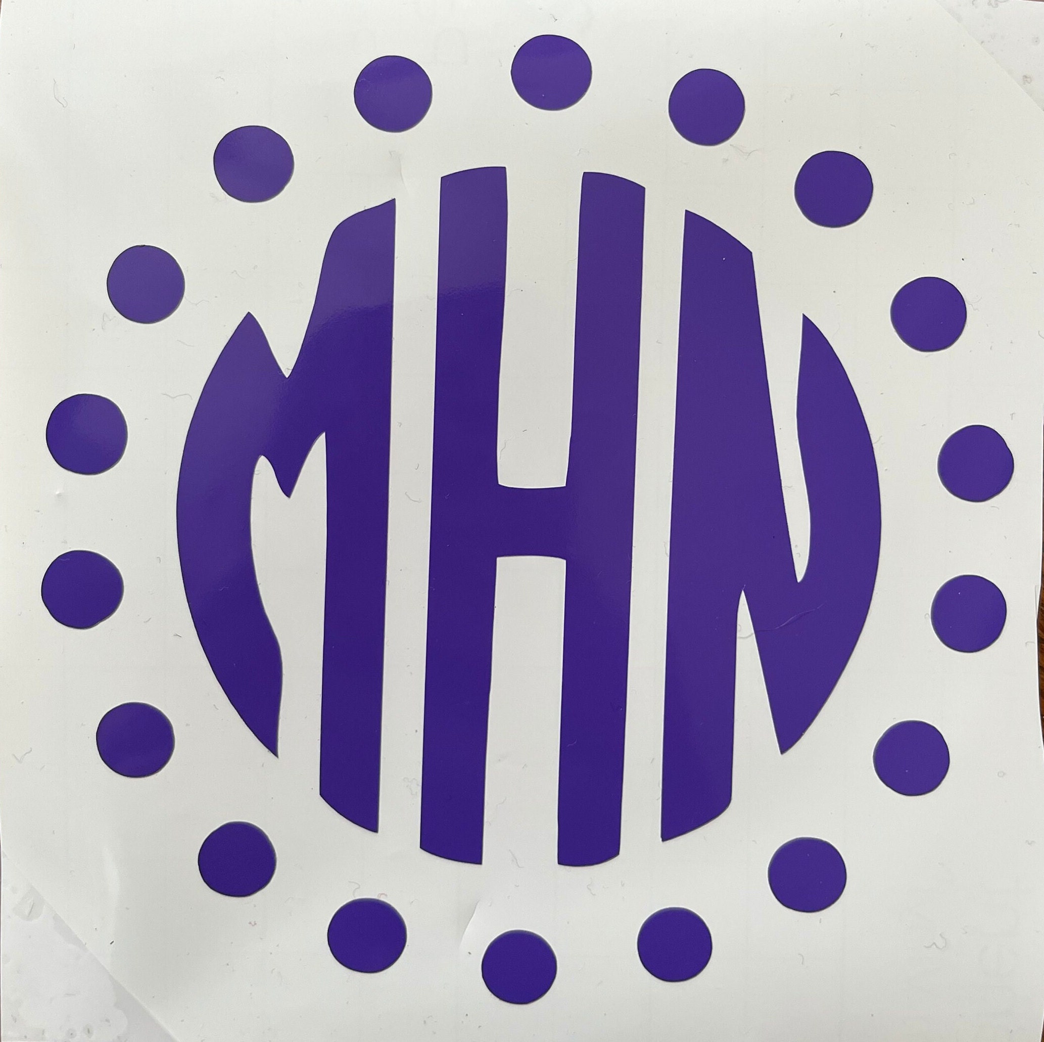 Monogram Decals - Etsy