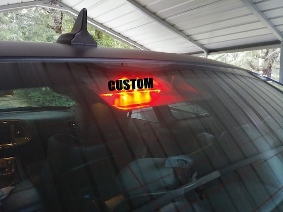 Challenger Third Brake Light Decal | Etsy